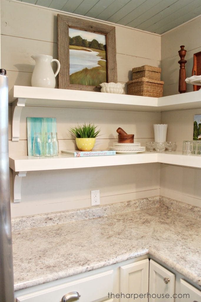 How to Add "Fixer Upper" Style to Your Home - Open Shelving | The ...
