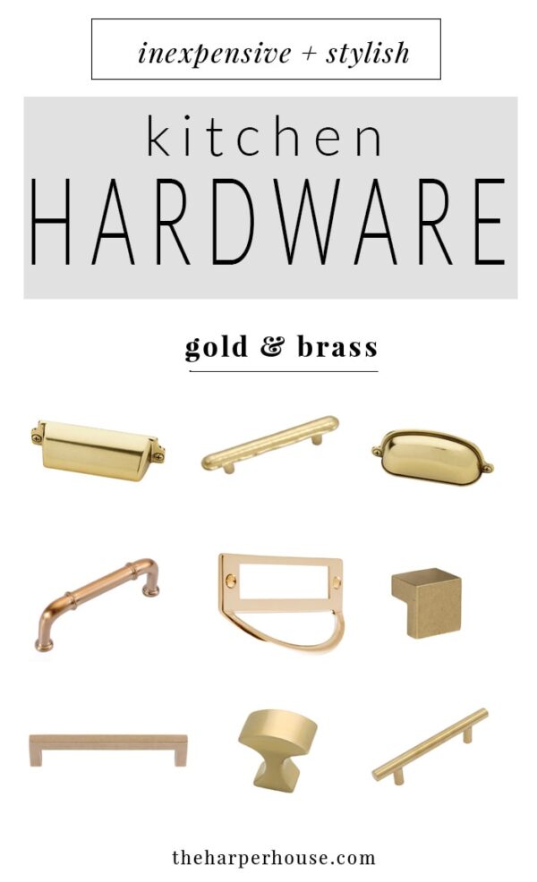 Kitchen Hardware: 27 Budget Friendly Options | The Harper House