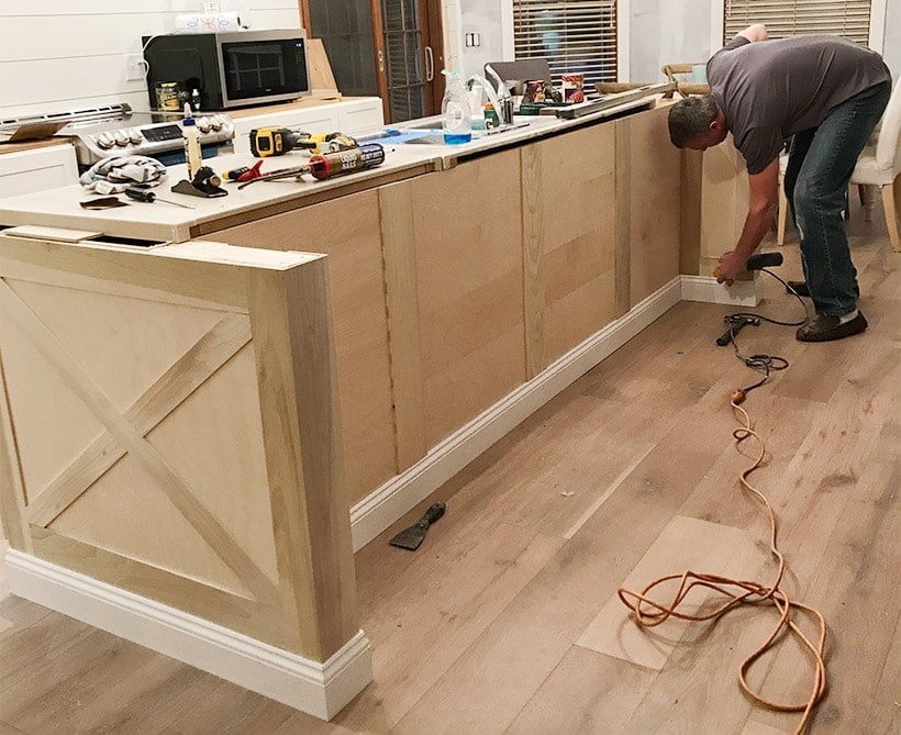 Kitchen Island Trim And Lights The Harper House