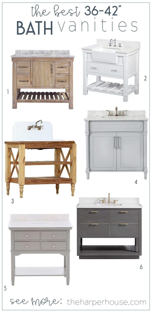 The Ultimate Guide to Buying a Bathroom Vanity | The Harper House